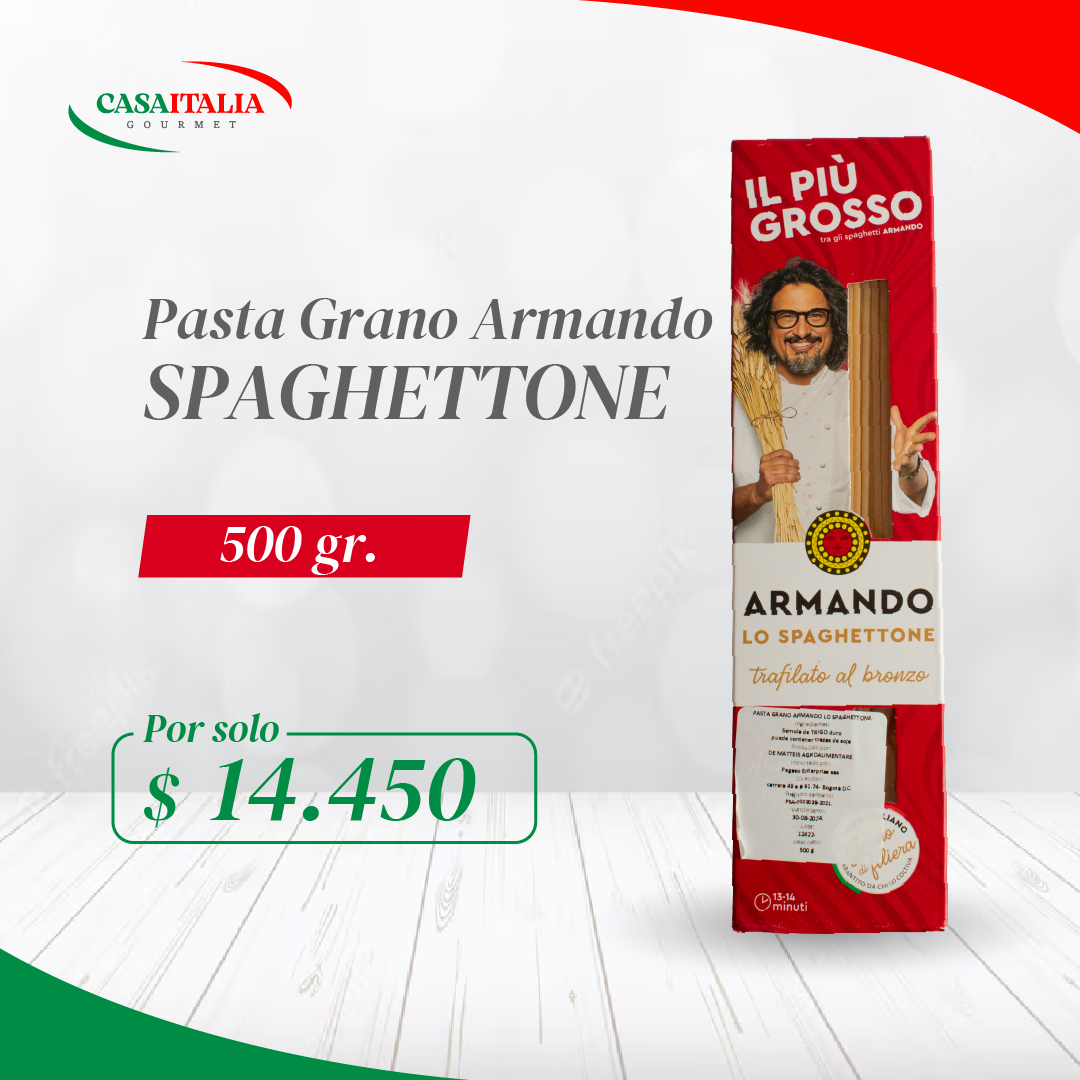 LO SPAGHETTONE 500 g Armando – Casa Italia Gourmet, Tienda