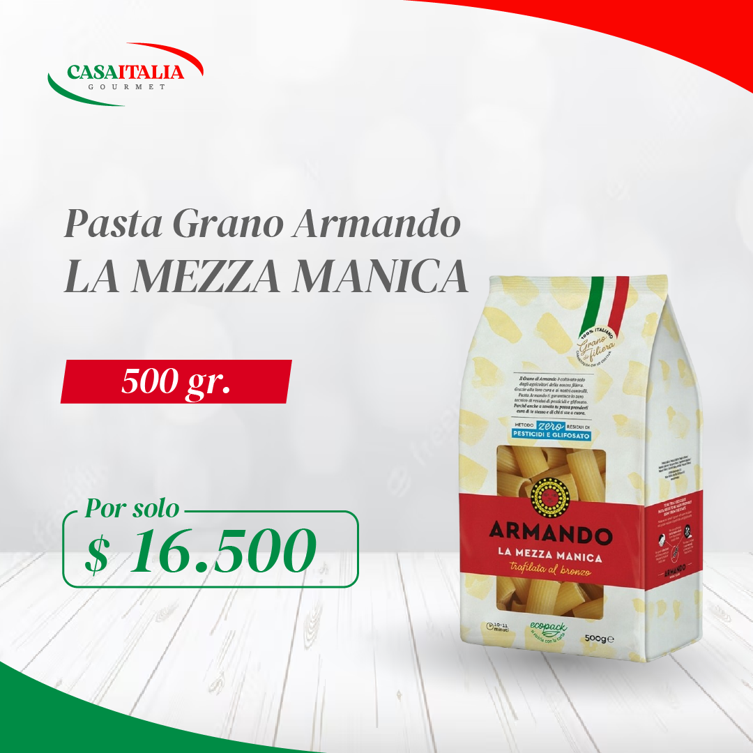 LA MEZZA MANICA 500 g Armando – Casa Italia Gourmet, Tienda